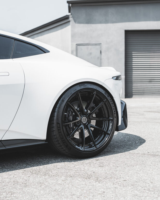 White Aston Martin Vantage - Brixton Forged™