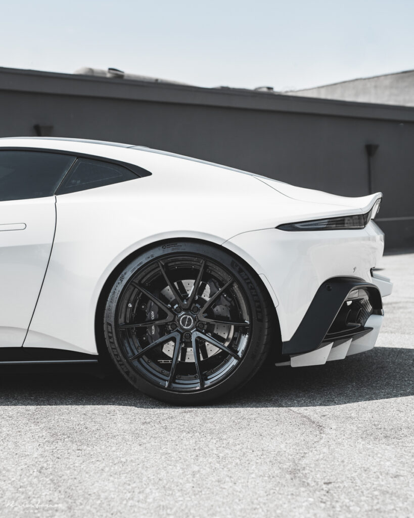 White Aston Martin Vantage - Brixton Forged™