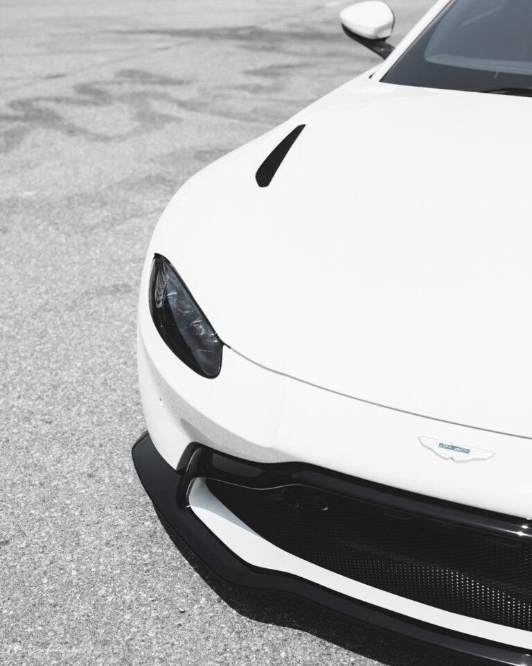 White Aston Martin Vantage - Brixton Forged™