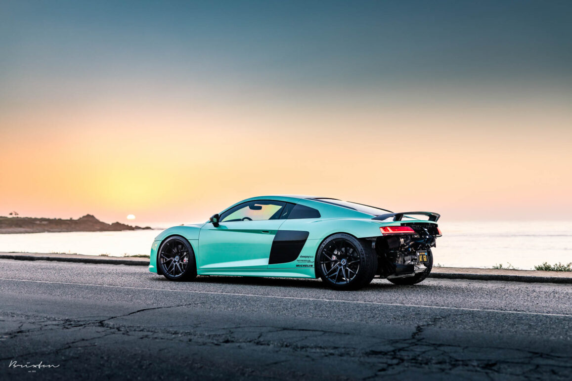 Teal Audi R8 - Brixton Forged™