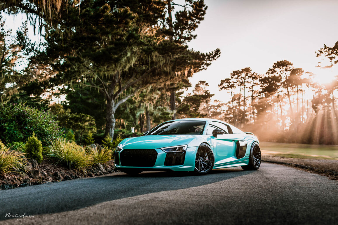 Teal Audi R8 - Brixton Forged™