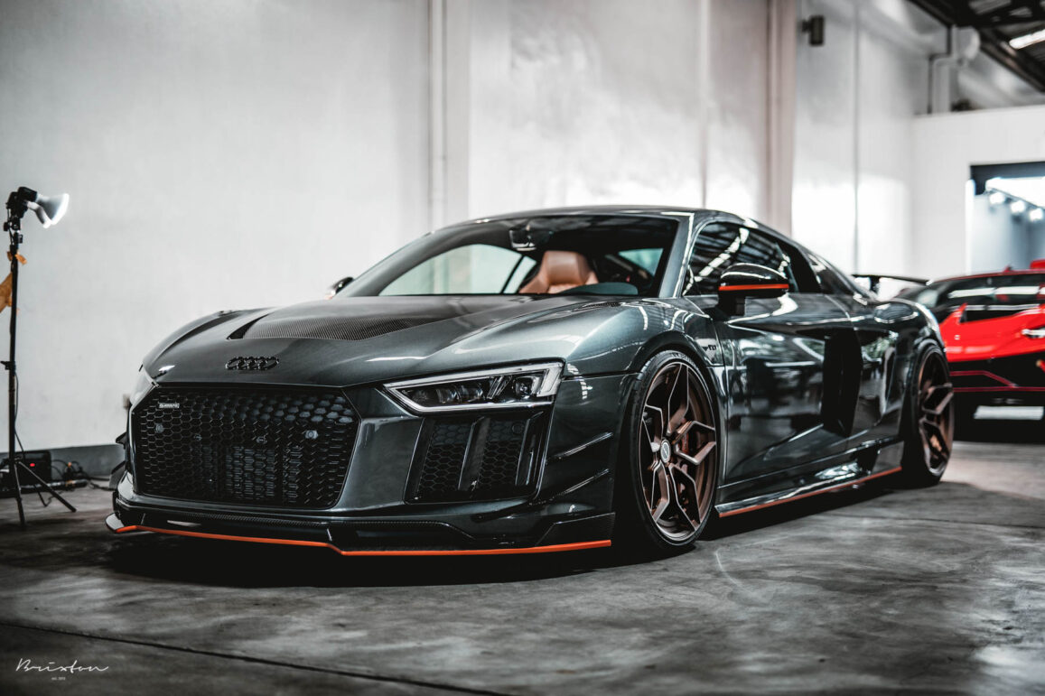 Grey Audi R8 - Brixton Forged™