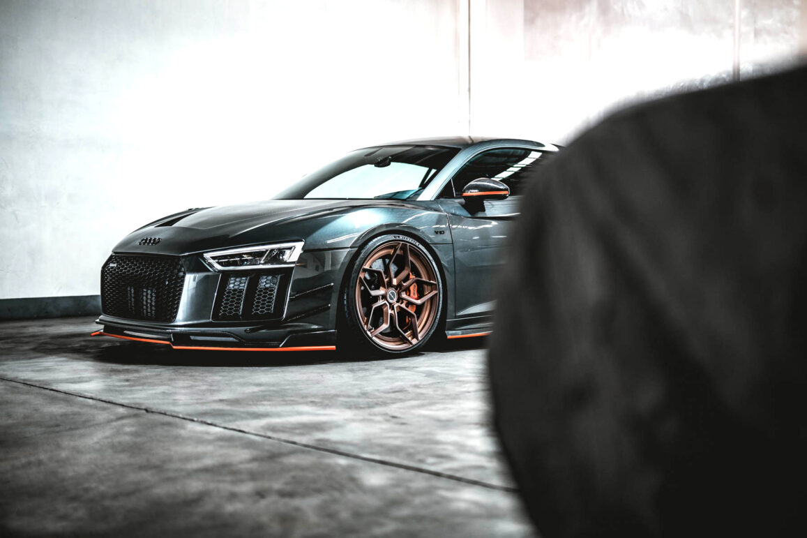 Grey Audi R8 - Brixton Forged™