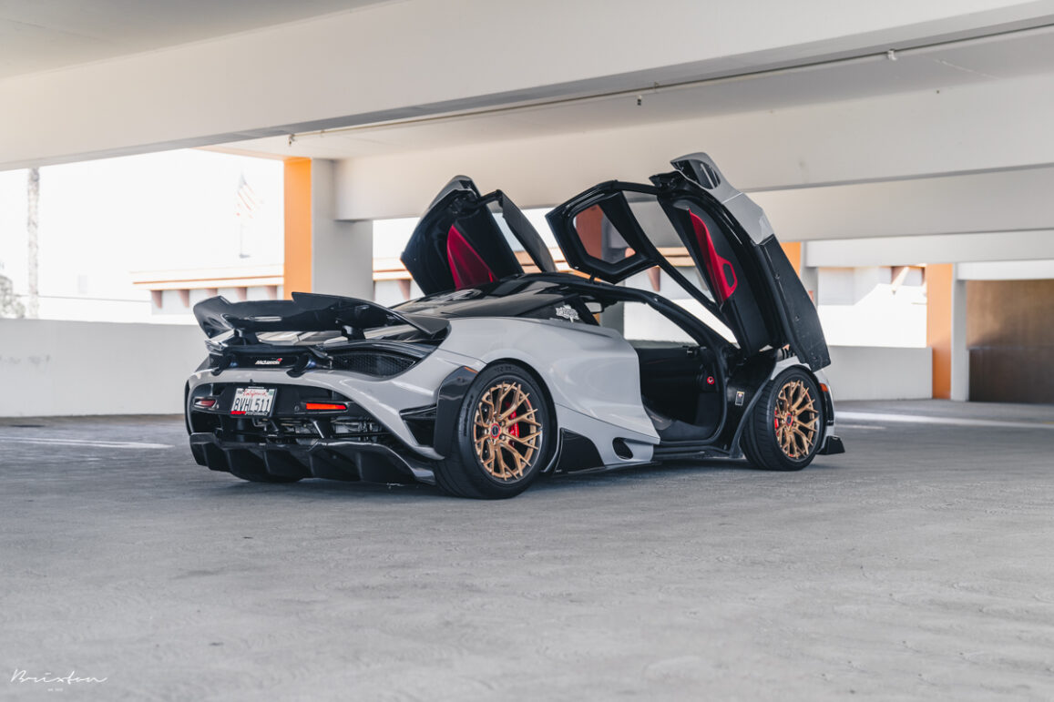 Grey Mclaren 720s - Brixton Forged™