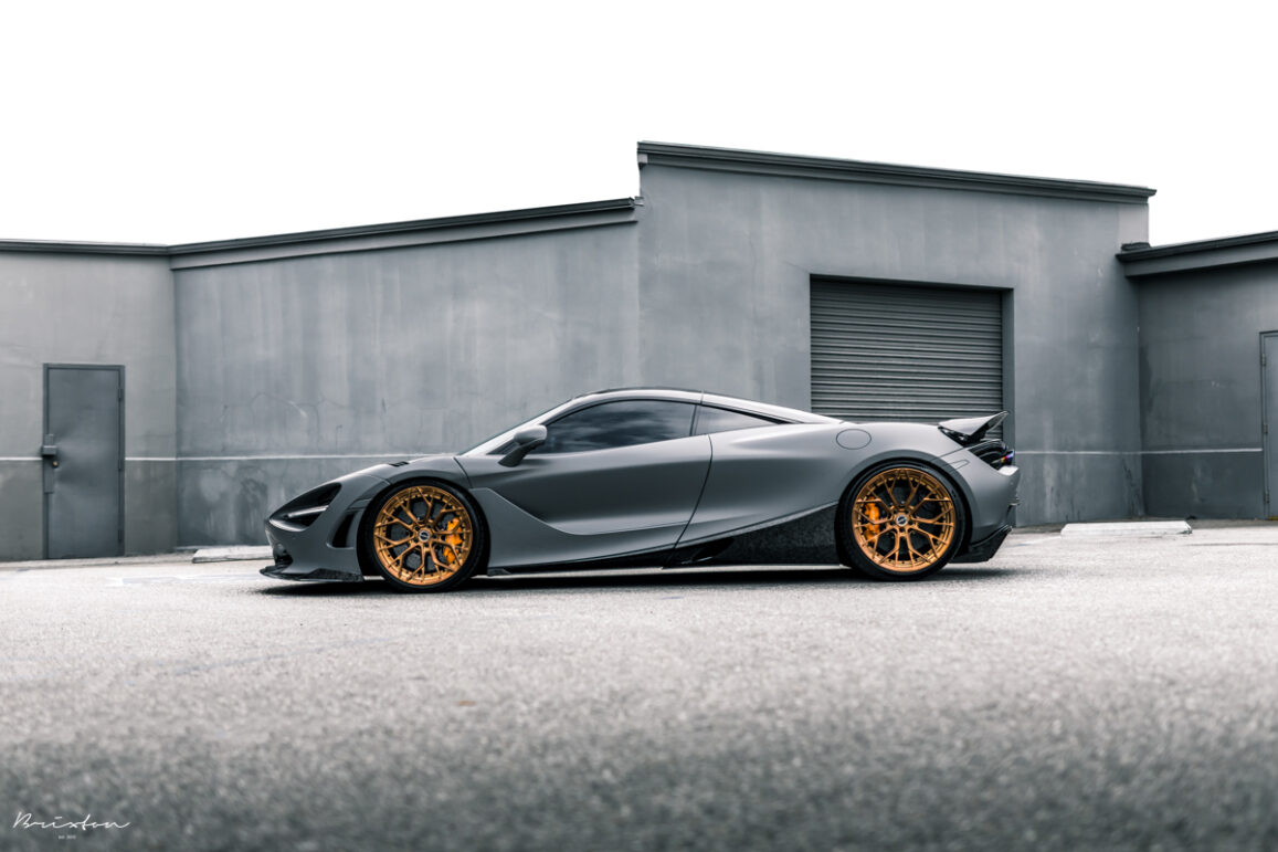Grey Mclaren 720s - Brixton Forged™