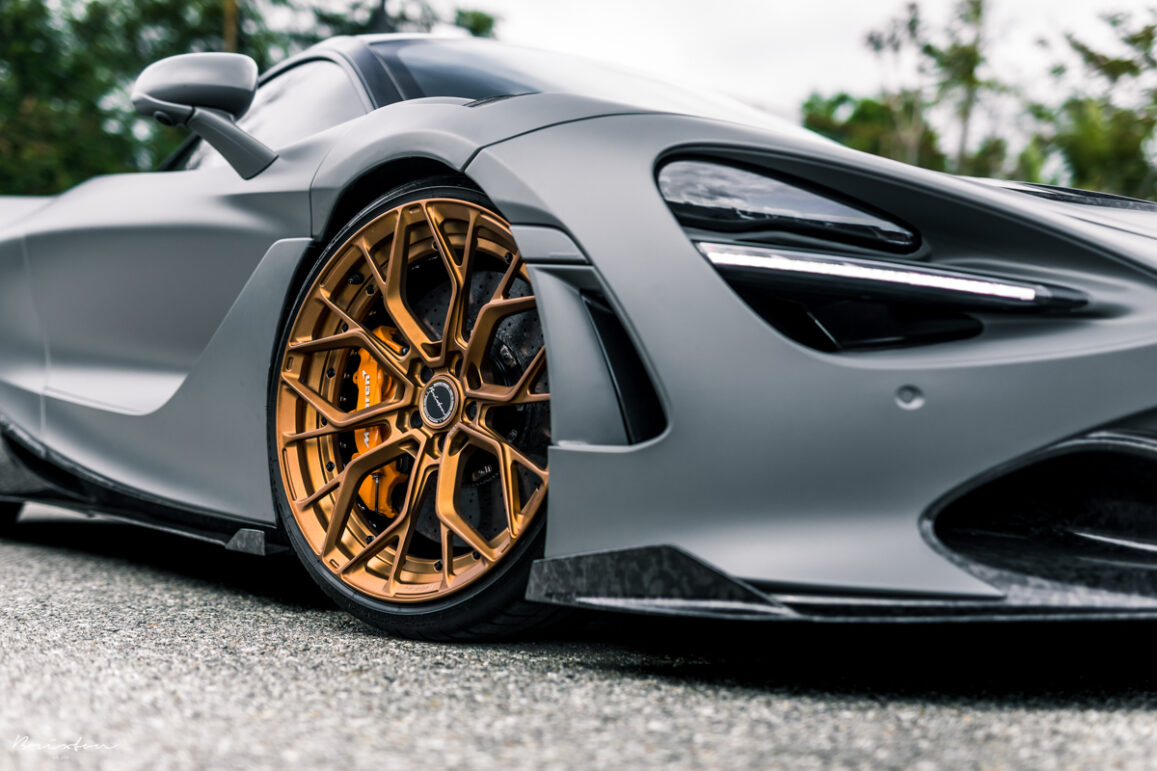 Grey Mclaren 720s - Brixton Forged™