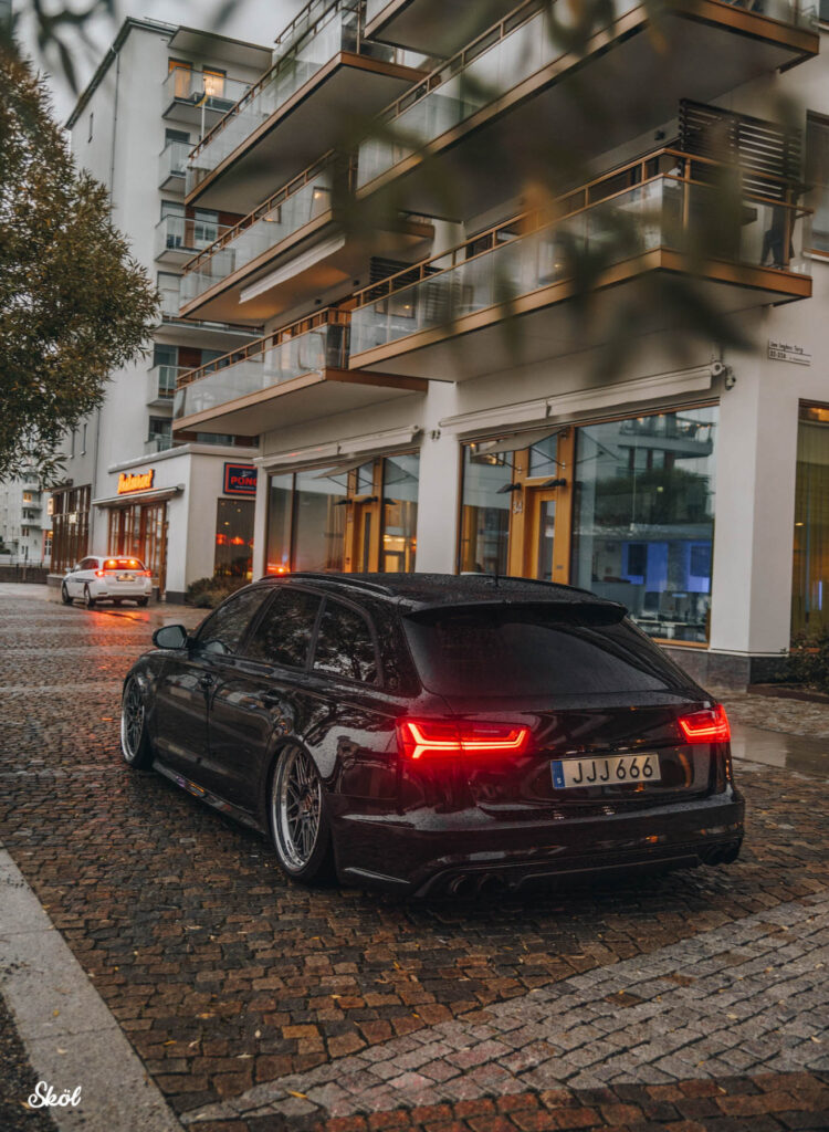Black Audi A6 Avant - Brixton Forged™