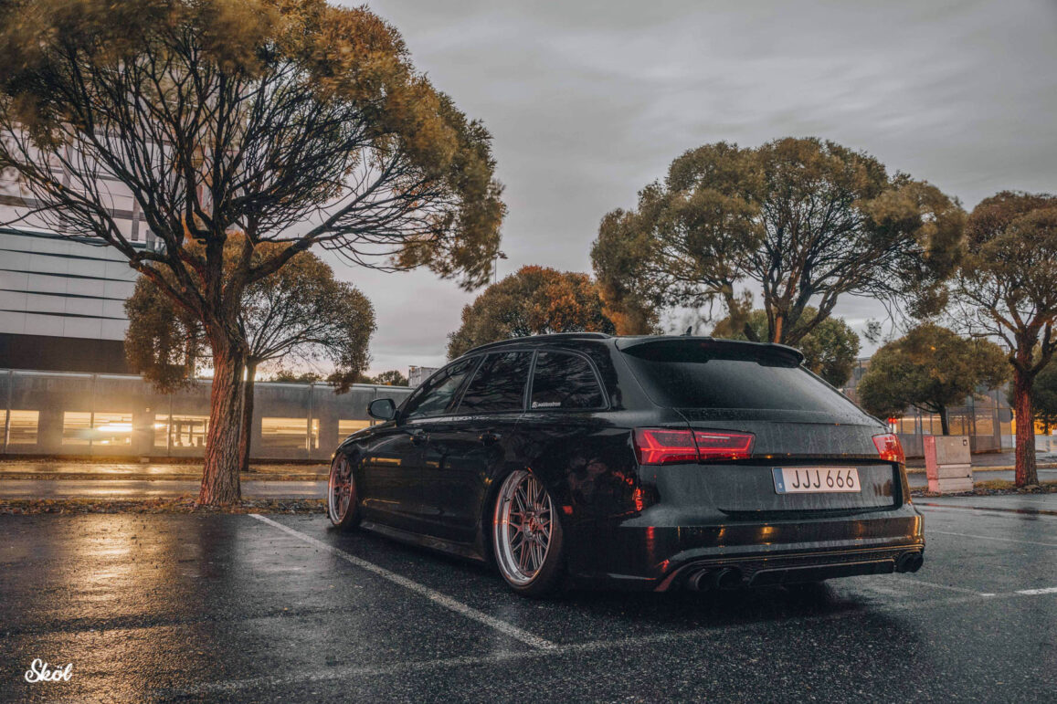 Black Audi A6 Avant - Brixton Forged™