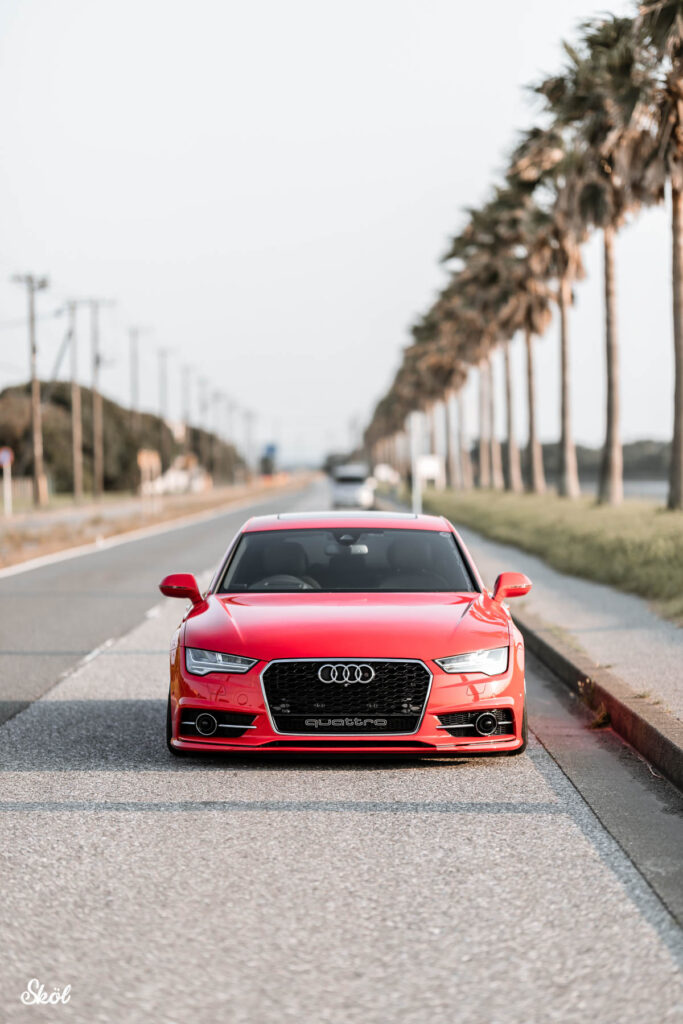 Red Audi A7 - Brixton Forged™