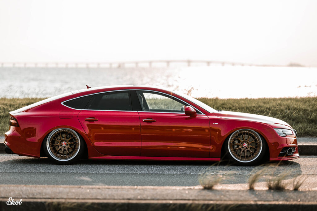 Red Audi A7 - Brixton Forged™