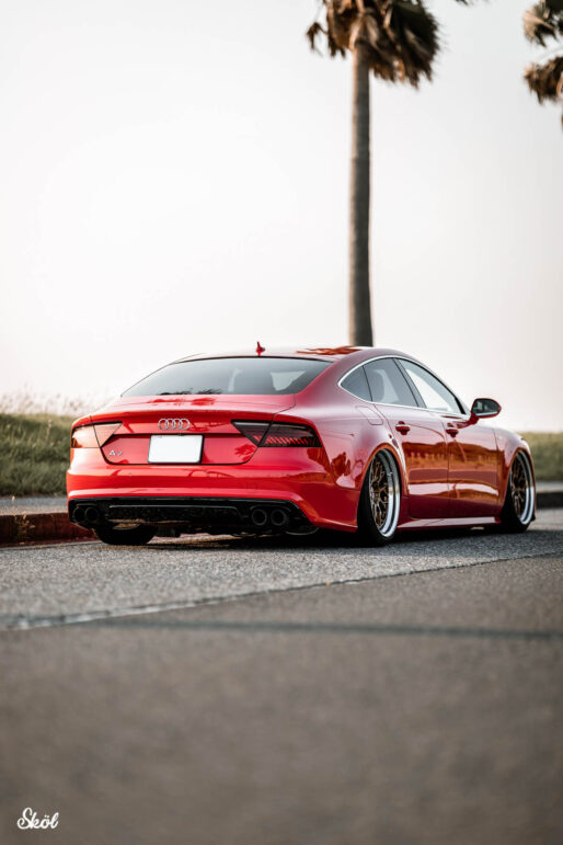 Red Audi A7 - Brixton Forged™