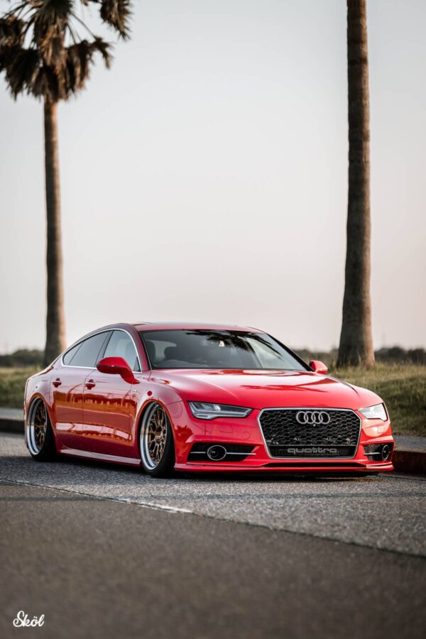 Red Audi A7 - Brixton Forged™