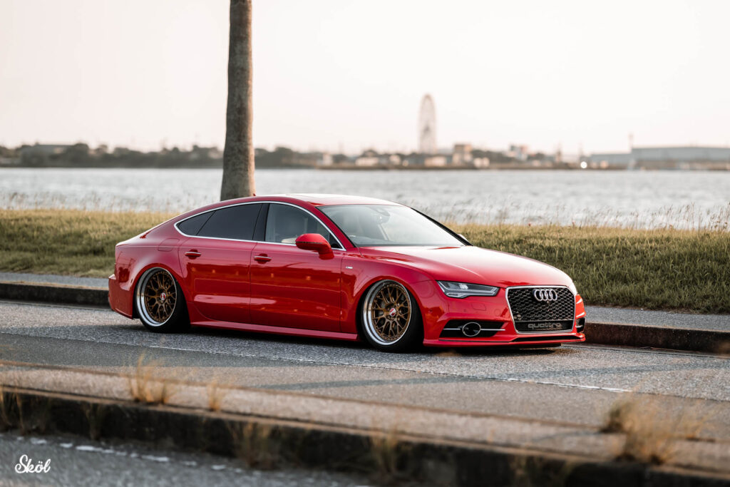 Red Audi A7 - Brixton Forged™