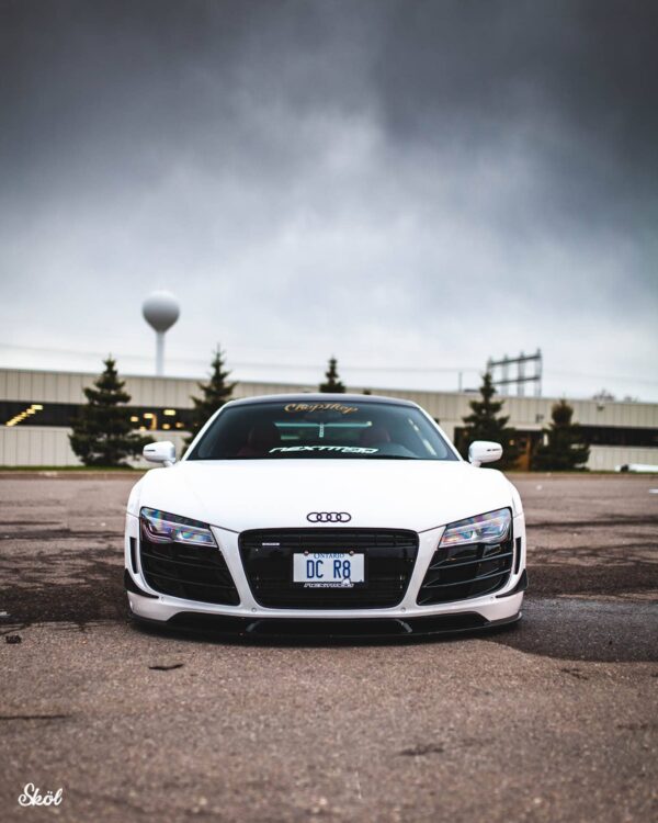White Bagged Audi R8 - Brixton Forged™