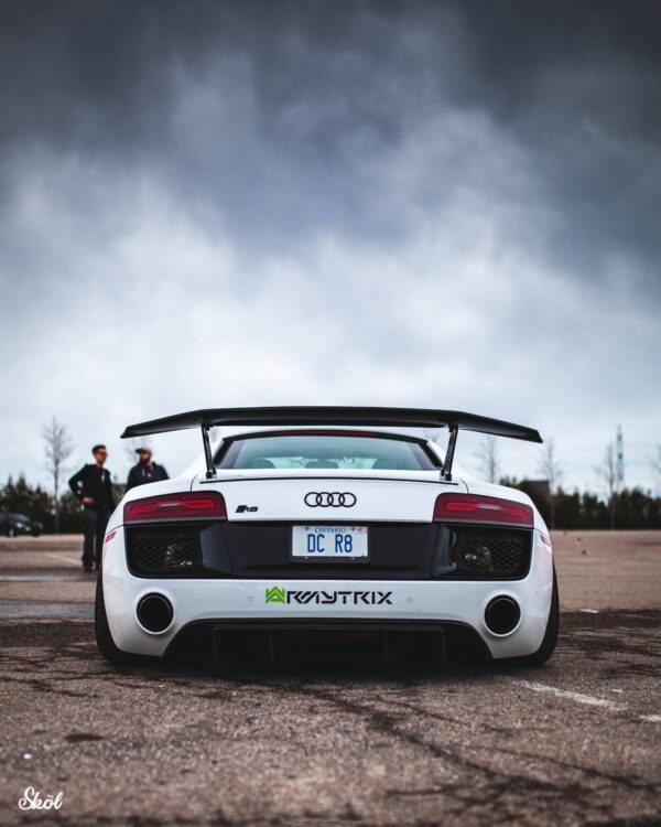 White Bagged Audi R8 - Brixton Forged™