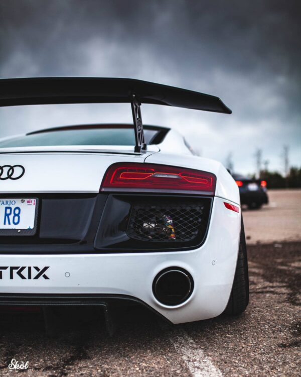 White Bagged Audi R8 - Brixton Forged™