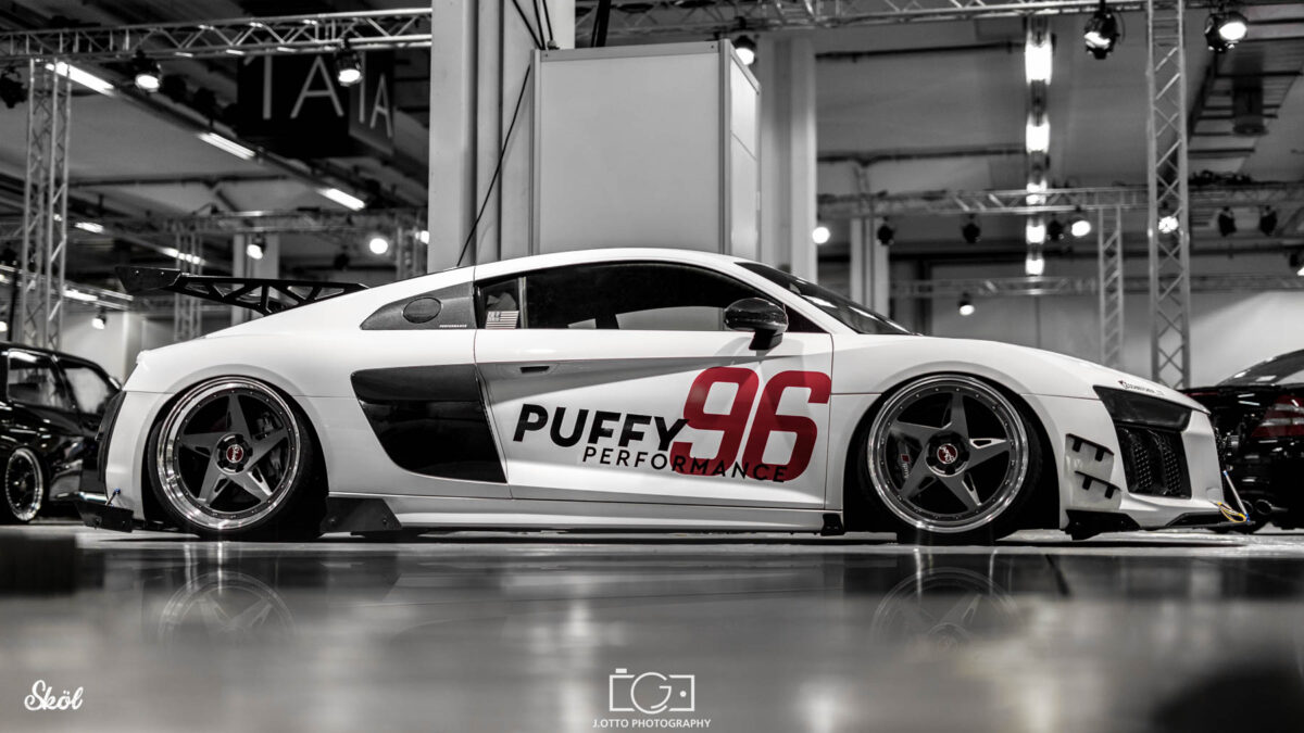 White Bagged Audi R8 - Brixton Forged™