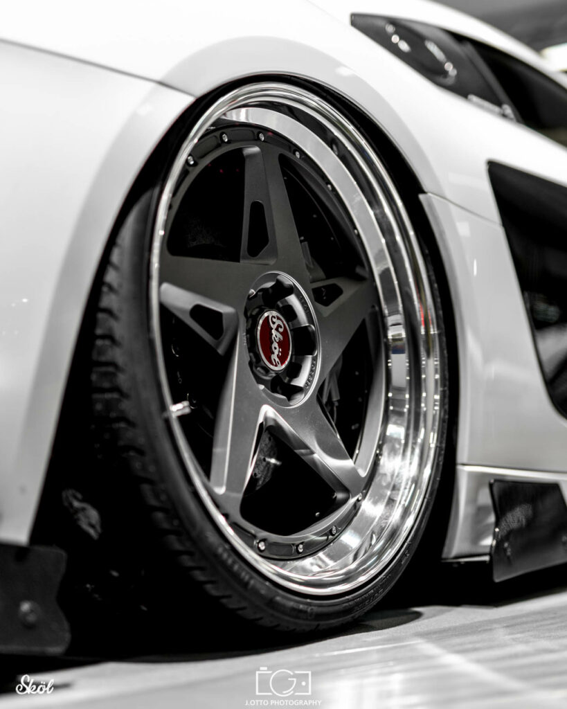 White Bagged Audi R8 - Brixton Forged™