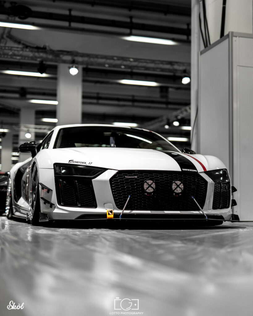 White Bagged Audi R8 - Brixton Forged™