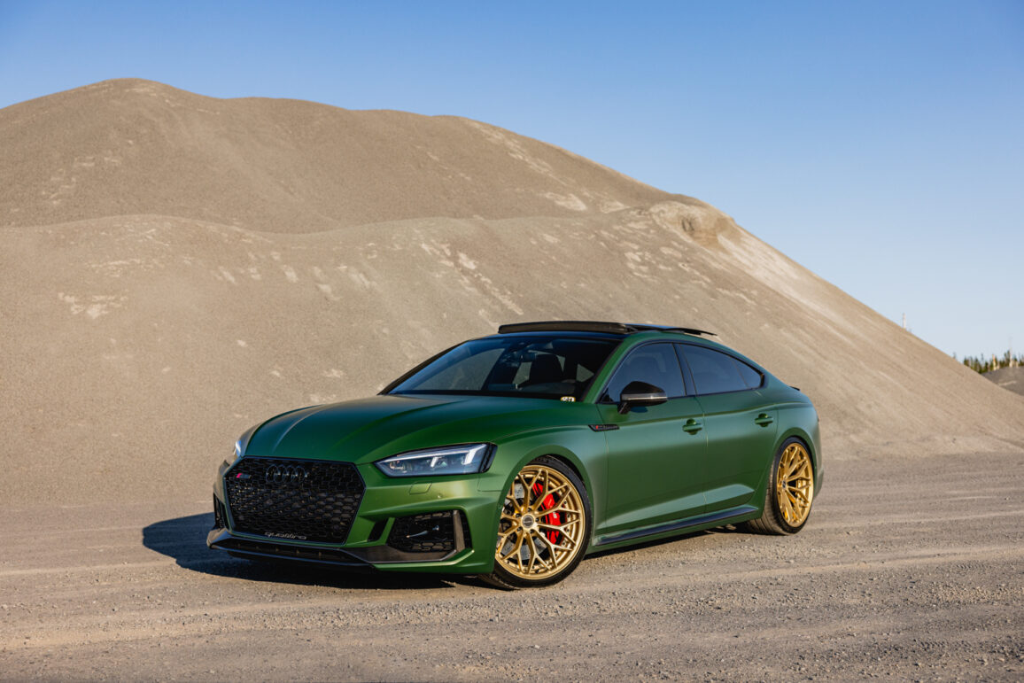 Green Audi RS5 Sportback - Brixton Forged™