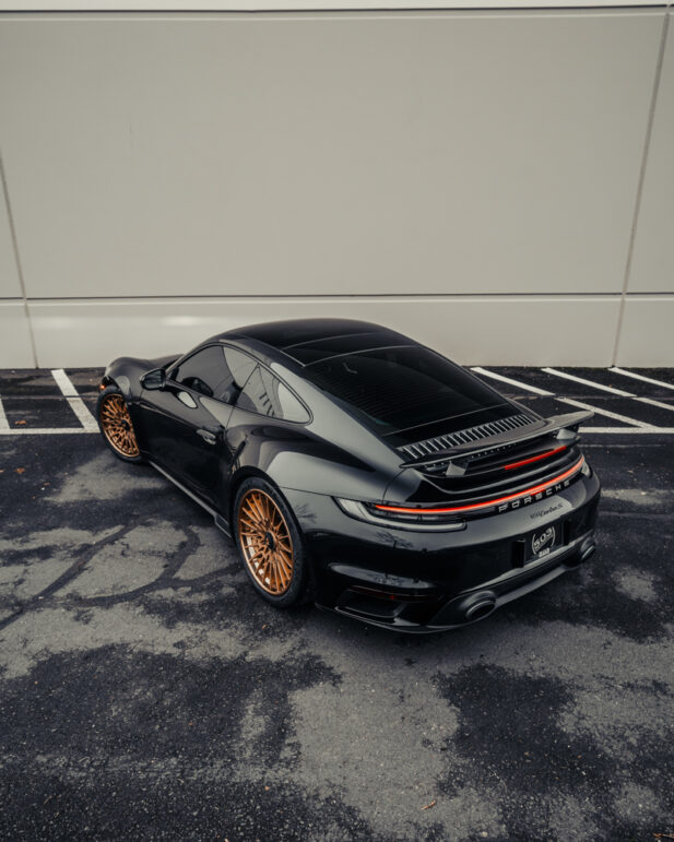 Black Porsche 992 Turbo S - Brixton Forged™