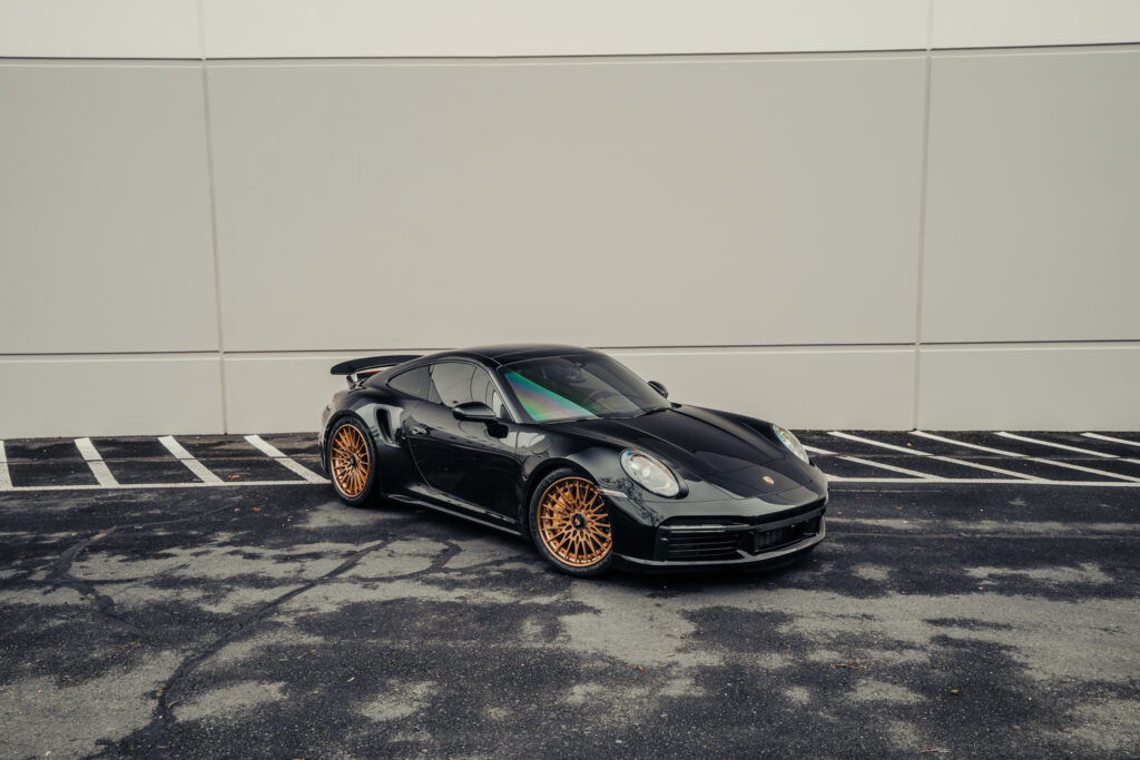 Black Porsche 992 Turbo S - Brixton Forged™