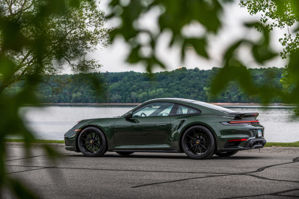 Green Porsche 992 Turbo - Brixton Forged™