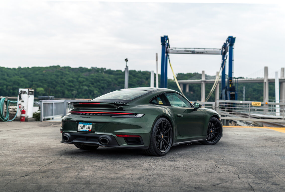 Green Porsche 992 Turbo - Brixton Forged™