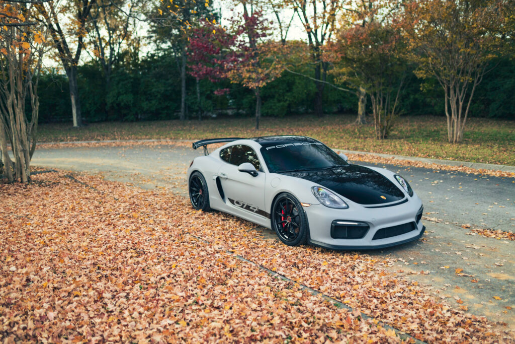 Grey Porsche GT4 - Brixton Forged™