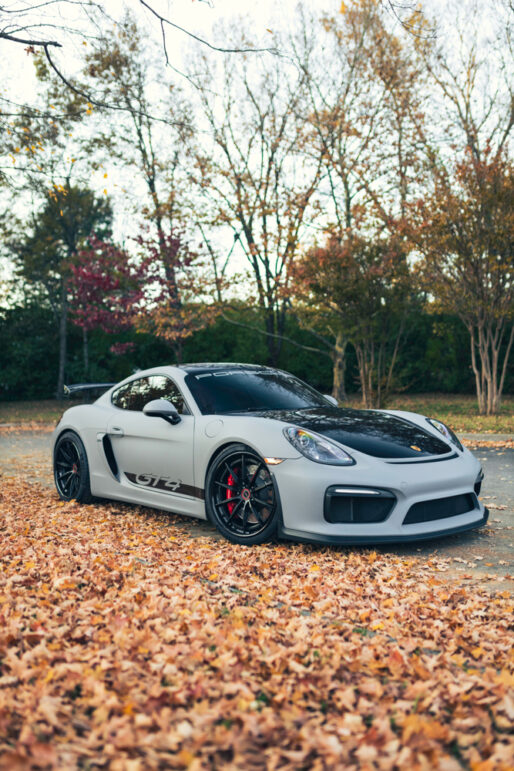 Grey Porsche GT4 - Brixton Forged™