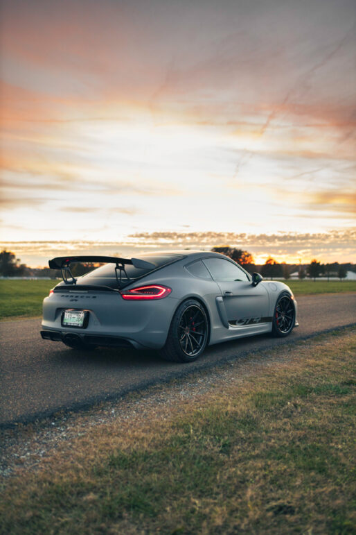 Grey Porsche GT4 - Brixton Forged™