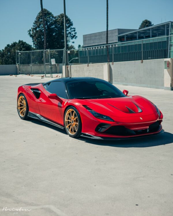 Red Ferrari F8 Tributo - Brixton Forged™