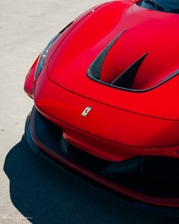 Red Ferrari F8 Tributo - Brixton Forged™