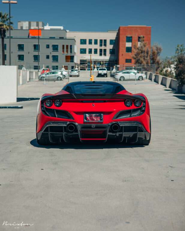 Red Ferrari F8 Tributo - Brixton Forged™