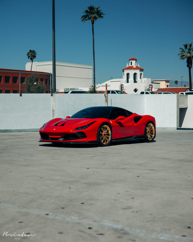 Red Ferrari F8 Tributo - Brixton Forged™