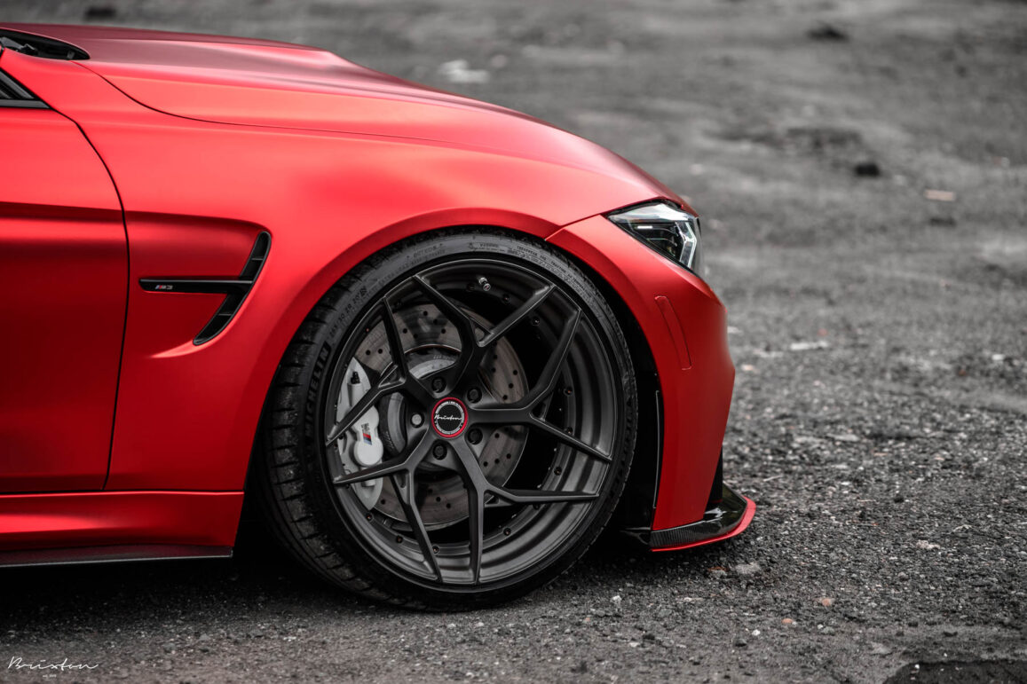 Red BMW F80 M3 - Brixton Forged™