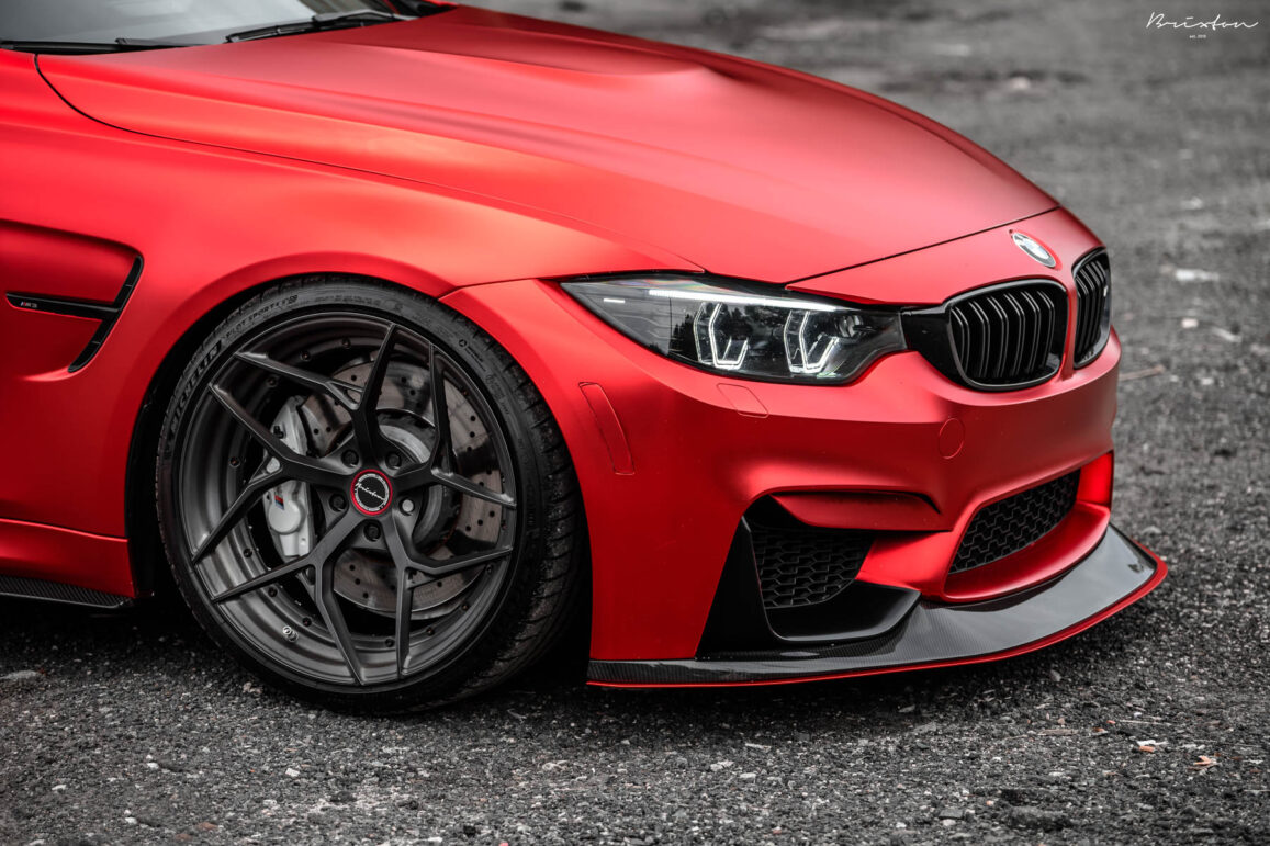 Red BMW F80 M3 - Brixton Forged™