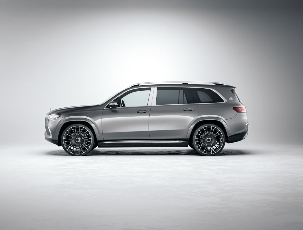 Silver Mercedes Benz GLS - Brixton Forged™