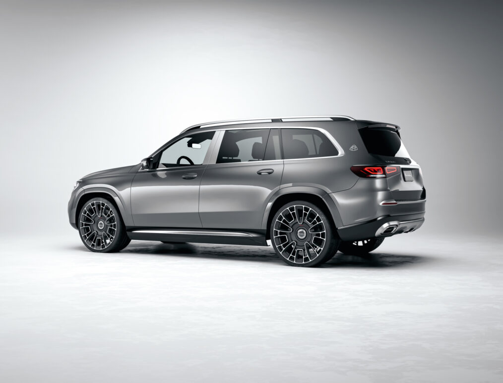 Silver Mercedes Benz GLS - Brixton Forged™