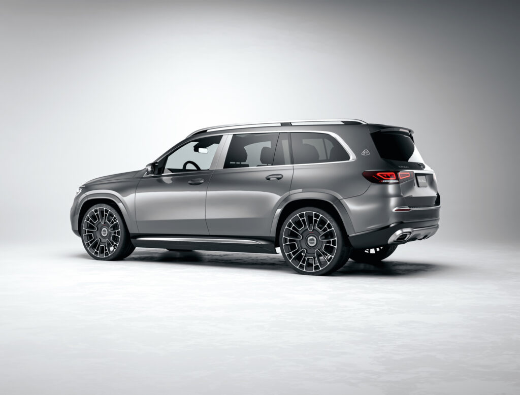 Silver Mercedes Benz GLS - Brixton Forged™