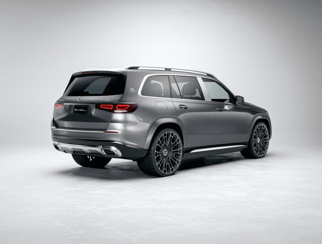 Silver Mercedes Benz GLS - Brixton Forged™
