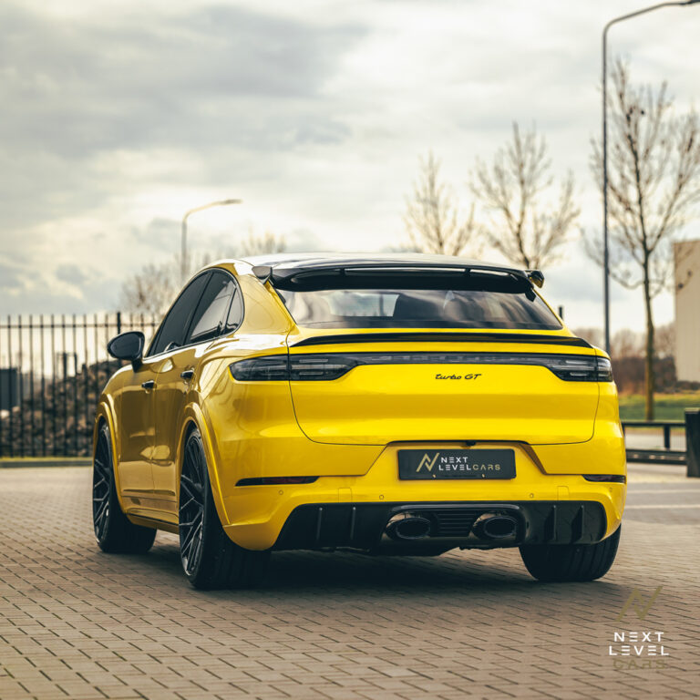 Yellow Porsche Cayenne Turbo GT - Brixton Forged™
