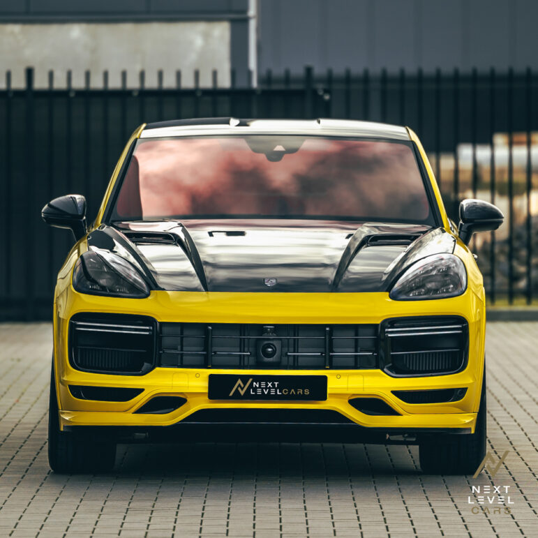 Yellow Porsche Cayenne Turbo GT - Brixton Forged™