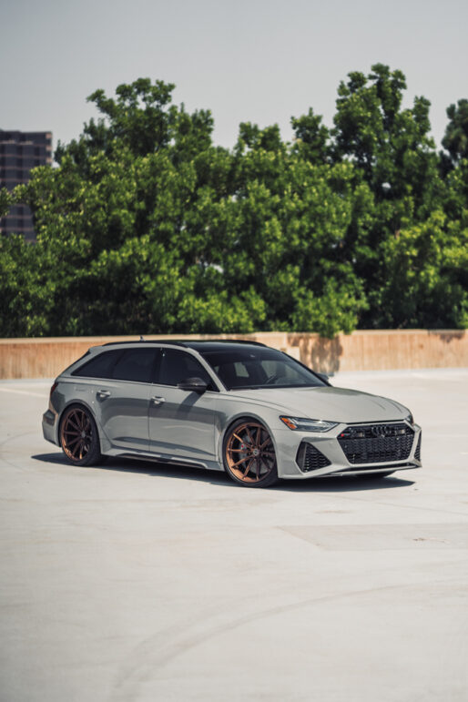 Grey Audi RS6 Avant - Brixton Forged™