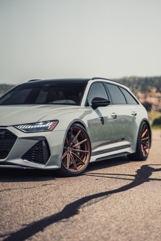 Grey Audi RS6 Avant - Brixton Forged™