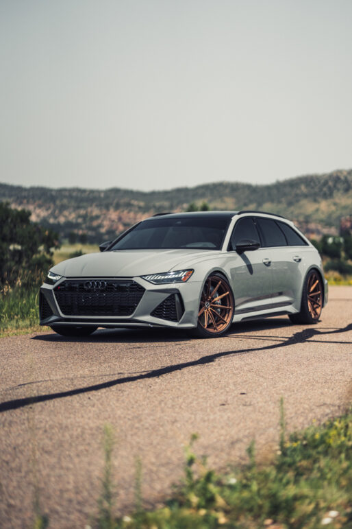 Grey Audi RS6 Avant - Brixton Forged™