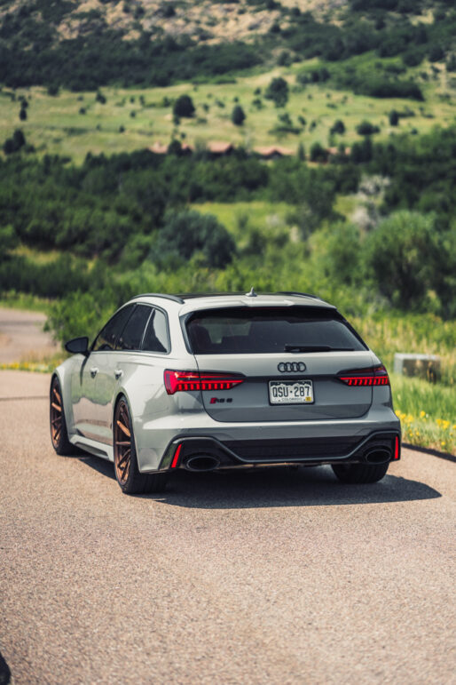 Grey Audi RS6 Avant - Brixton Forged™