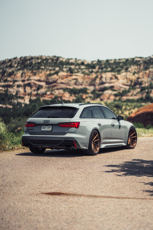 Grey Audi RS6 Avant - Brixton Forged™