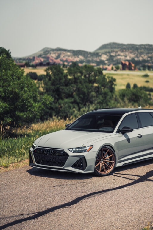 Grey Audi RS6 Avant - Brixton Forged™