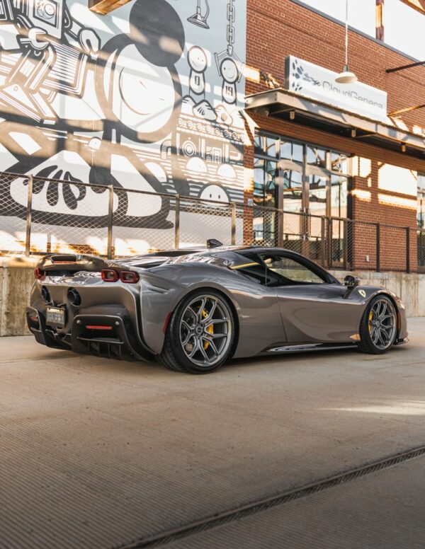 Grey Ferrari SF90 Stradale - Brixton Forged™